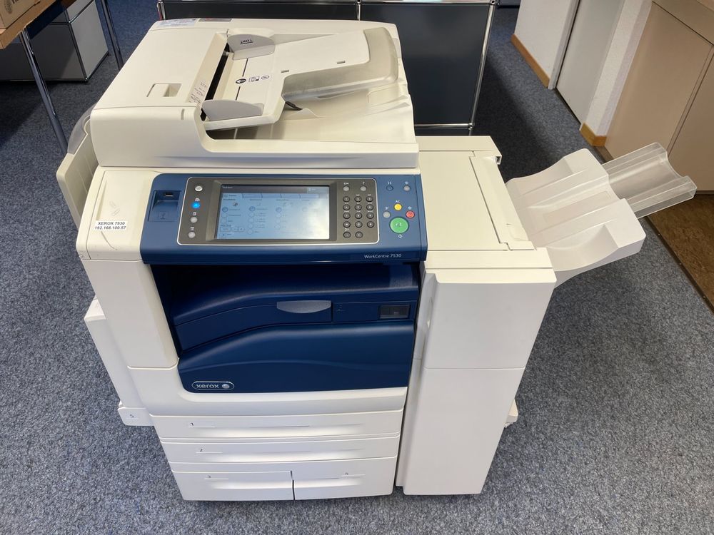 Xerox WorkCentre 7530 mit Office Finisher LX und Fax-Modul (Gebraucht ...