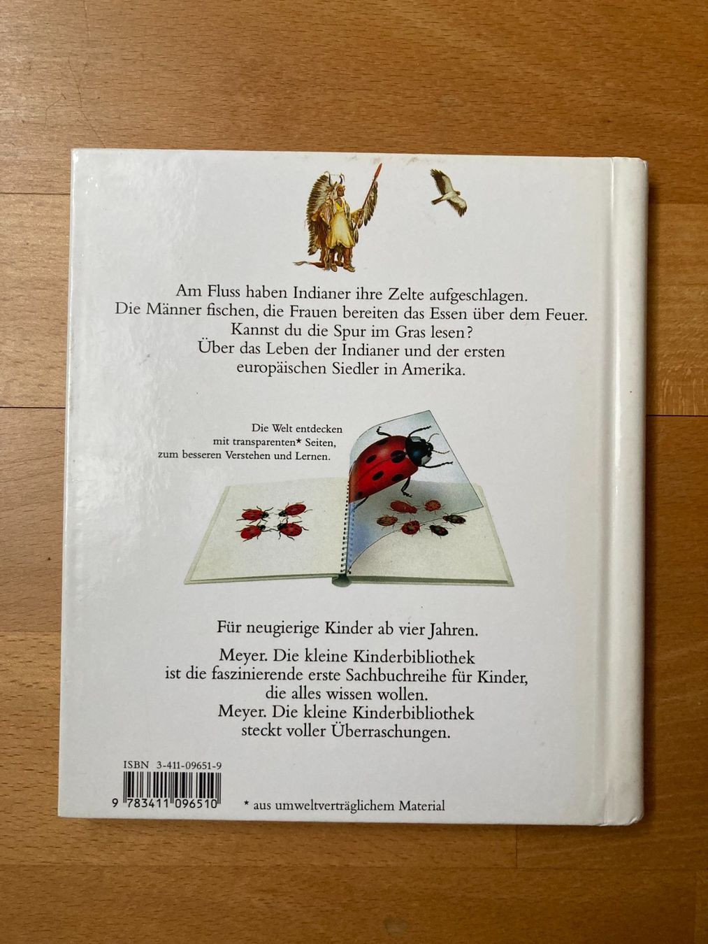 Die Indianer Folienbuch von Meyer / kleine Kinderbibliothek (Gebraucht ...