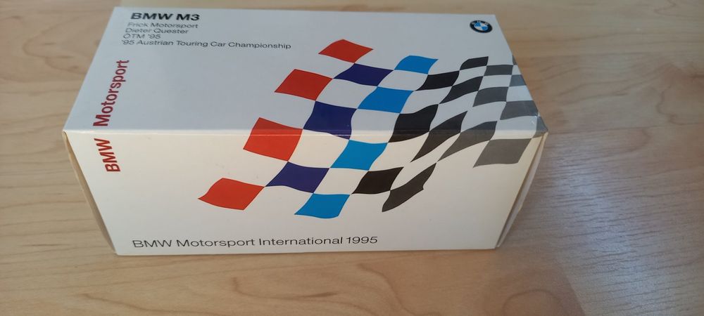 MINICHAMPS 1/43 BMW E36 M3 DIETER QUESTER RED BULL 1995 OVP (Neu ...
