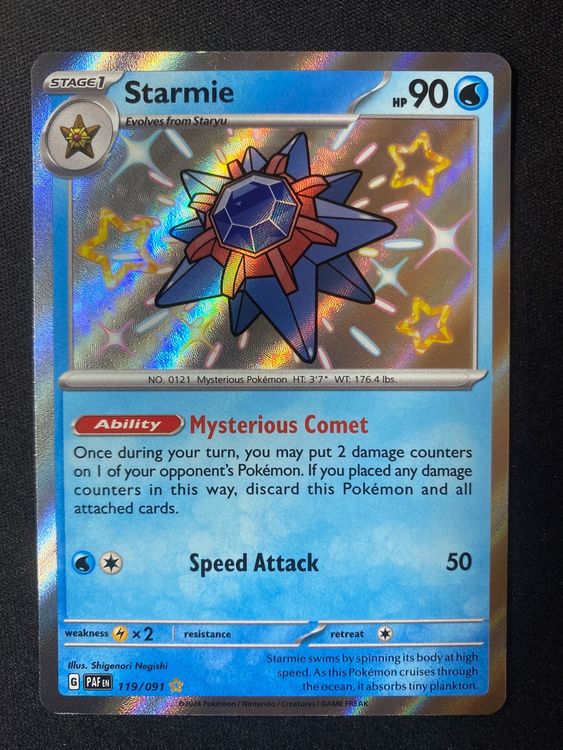 Shiny Starmie 119 - Paldean Fates - EN | Kaufen auf Ricardo