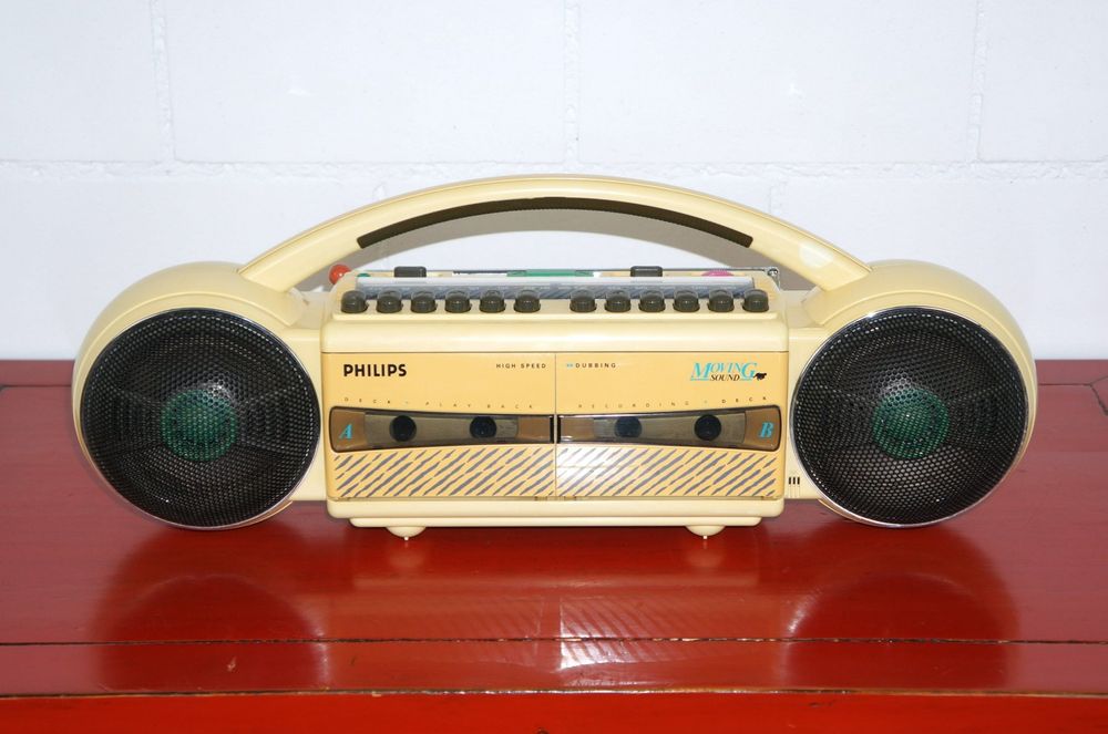 Vintage PHILIPS Radio Twin-Tapedeck MOVING SOUND D8038/002 (Gebraucht ...