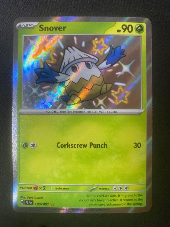 Shiny Snover 100 - Shnebedeck - Paldean Fates - EN | Kaufen auf Ricardo