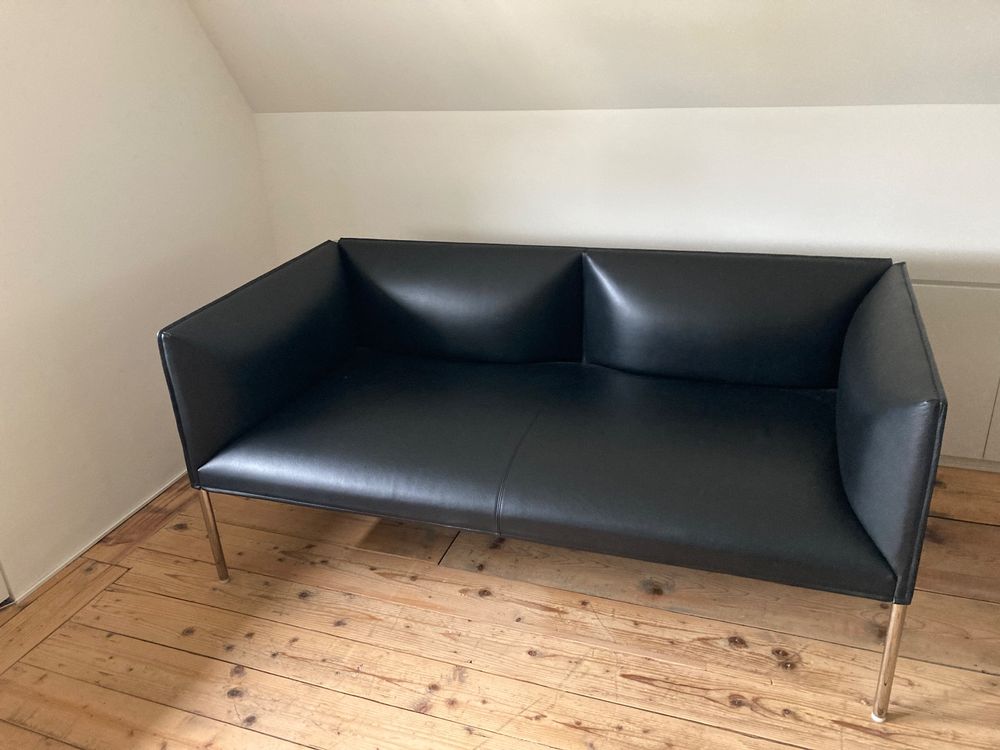 B&B SOFA, Patricia Urquiola, Mod. Hollow, Leder, schwarz (Gebraucht) in Zürich für CHF 1880 ...