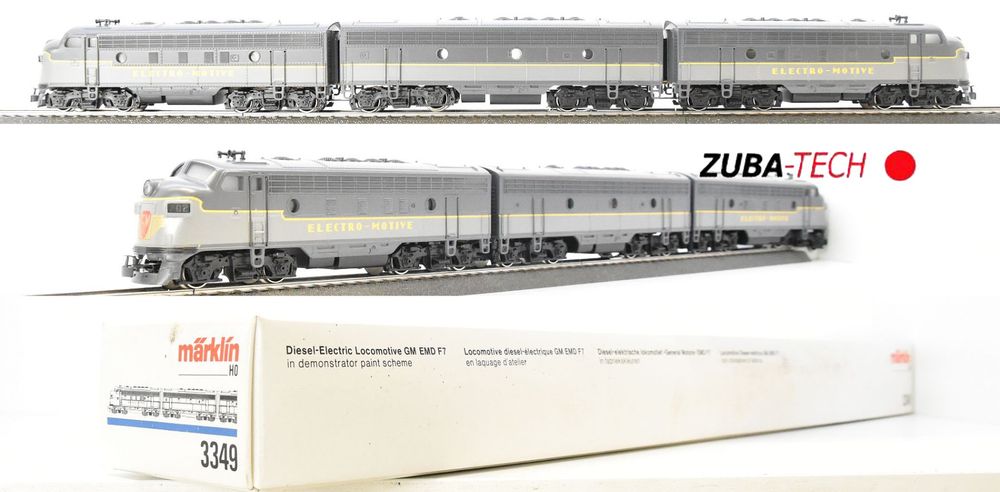 Märklin 3349 Diesellok EMD F7 GM WS H0 Analog mit OVP (Gebraucht) in St ...
