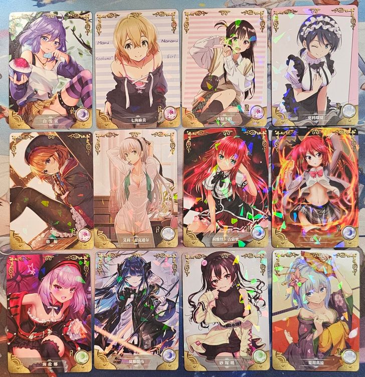 12 Cards RARE Goddess Story TCG Sexy Waifu Holo | Kaufen auf Ricardo