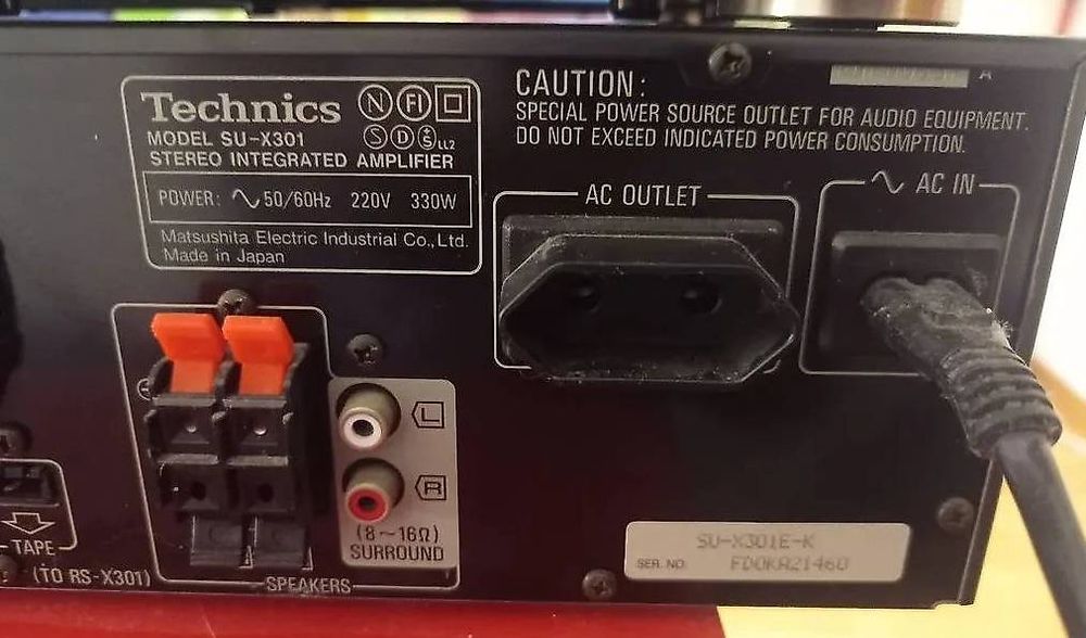 Technics SU-X301 CLASS A HI FI Stereo Verstärker 2x50 Watt (Gebraucht) in Villnachern für CHF ...