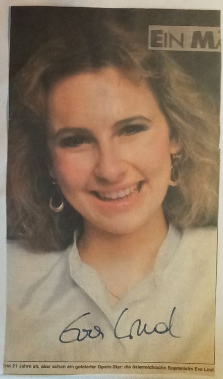 Eva Lind Autogramm signiert Magazinbild 15x27cm | Kaufen auf Ricardo