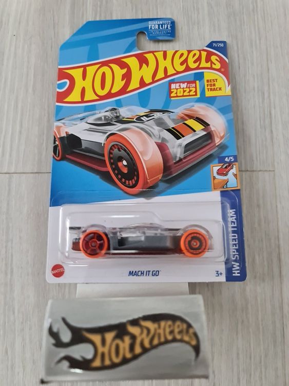 *SALE* Hot Wheels HW Speed Team 2022 Mach It Go 4/5 Long (Neu und ...