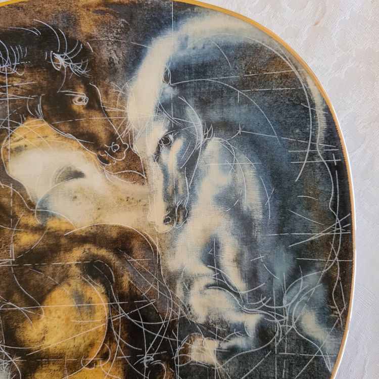 Sammelteller "Zwei Pferde" von Hans Erni, Rosenthal | Kaufen auf Ricardo