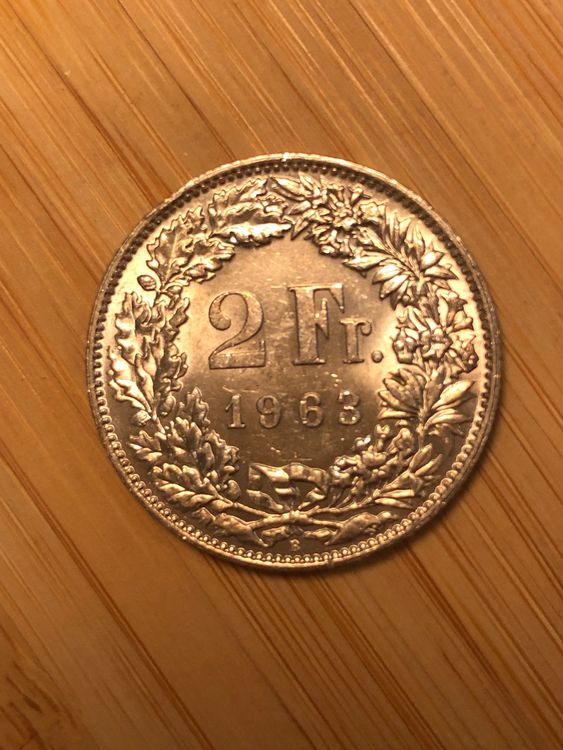 2 Franken / 2 Fränkler 1963 Silbermünze Schweiz | Kaufen auf Ricardo