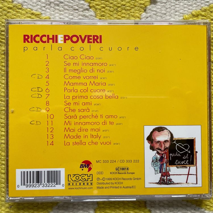 RICCHI E POVERI-PARLA COL CUORE | Kaufen auf Ricardo