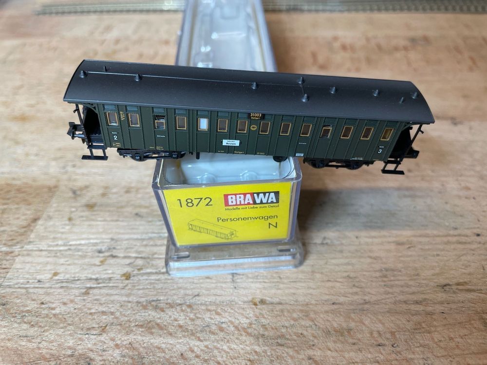 Brawa 1872 Personenwagen 2/3 KL DRG (Neu (gemäss Beschreibung)) in ...