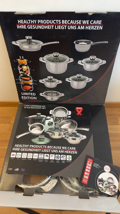 12-tlg. Kochtopf-Set Limited Edition Neu (Neu und originalverpackt) in Speicher für CHF 199 ...