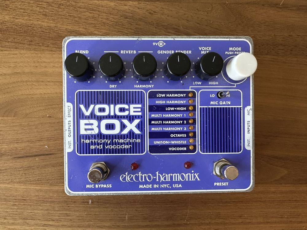 Electro Harmonix Voice Box Vocoder/Harmony Pedal (Gebraucht) in Meggen ...
