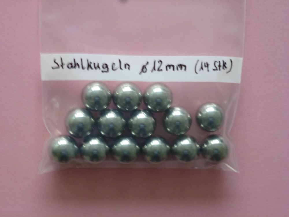 Stahlkugeln 12 mm, für Fischertechnik Kugelbahnen (Neu (gemäss Beschreibung)) in Luzern für CHF ...