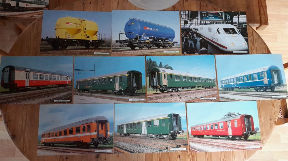 SBB CFF FFS Miniposters collection 26 pieces (Gebraucht) in Hinwil für ...