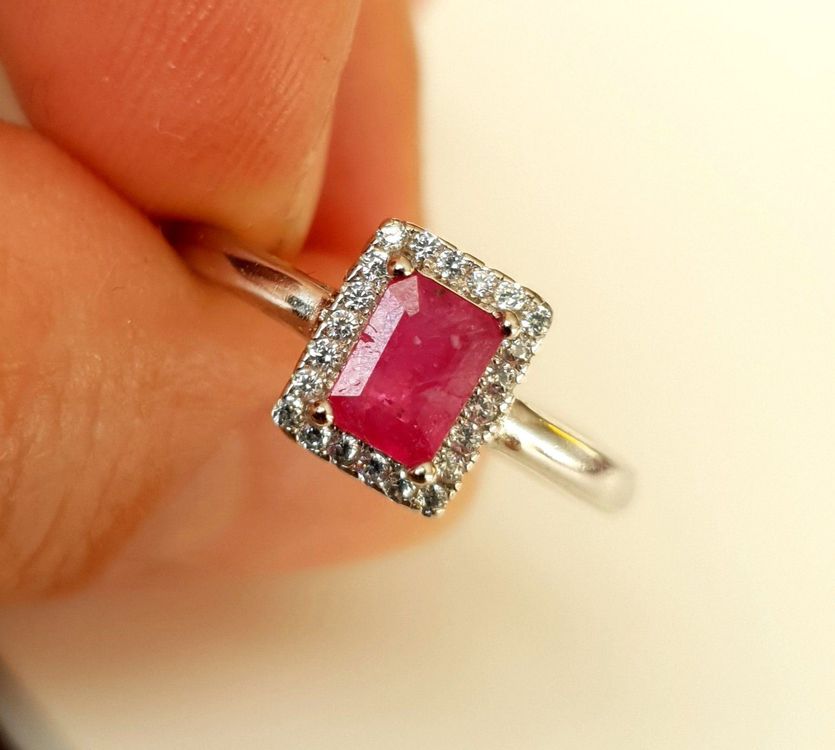Älterer Ring Silber mit echtem Rubin (Gebraucht) in Rüti ZH für CHF 51 ...