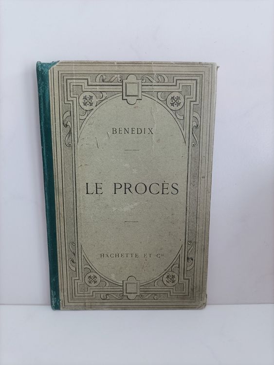 Le procès / Roderich Benedix / Hachette 1900 (D'occasion) à crans ...