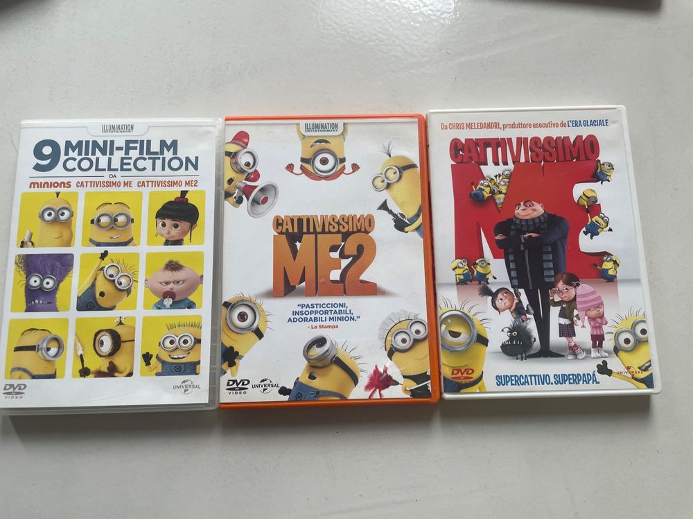 3 DVD - Minion film + Despicable Me 1+2 (Gebraucht) in Minusio für CHF ...