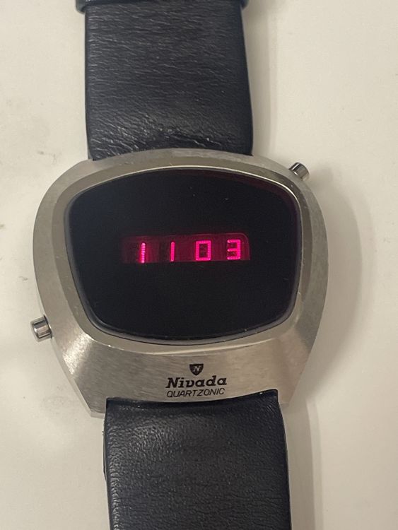 Nivada Quartzonic LED vintage watch (Gebraucht) in Untersiggenthal für ...