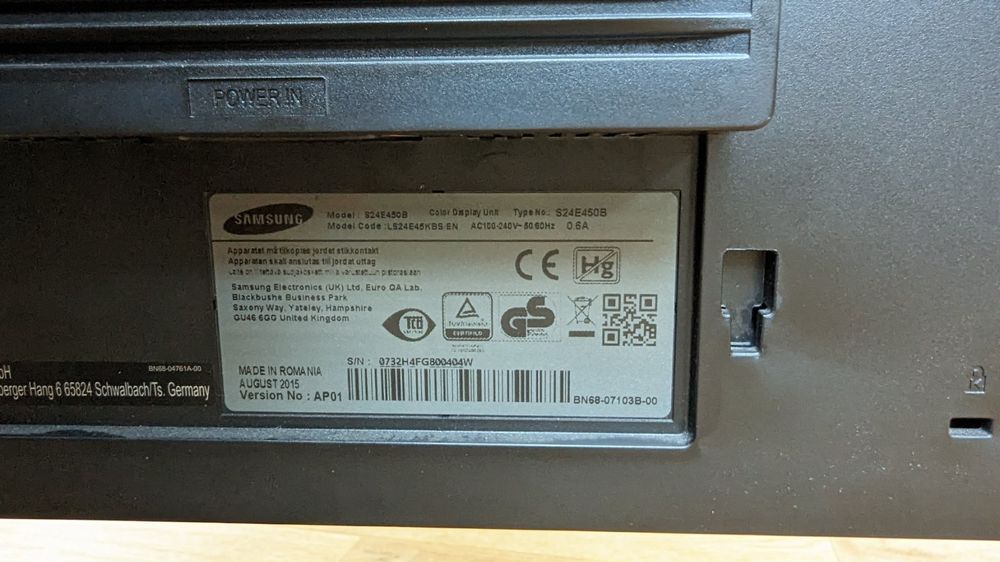 Samsung S24E450D Monitor | Kaufen auf Ricardo