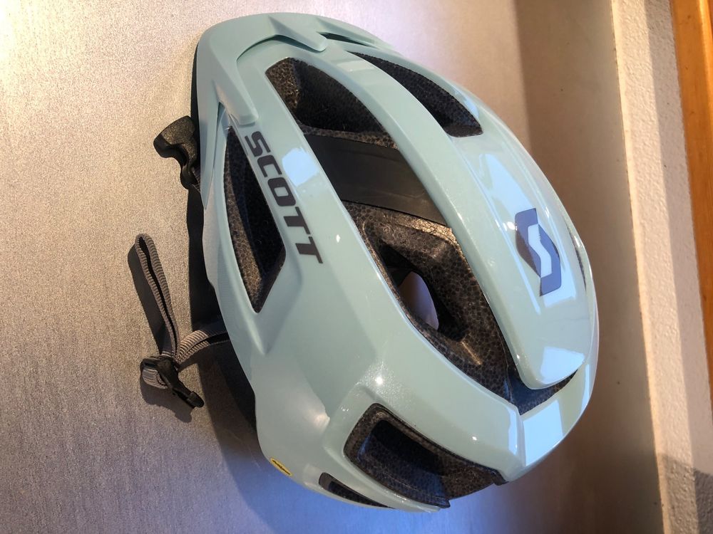 Neuer ungetragener Bike Helm Scott Groove Plus CE Hellblau | Kaufen auf ...