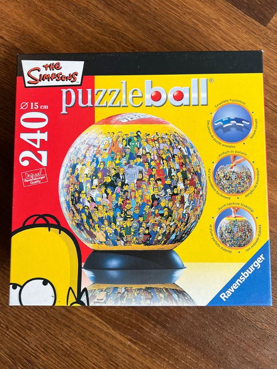 Ravensburger Puzzleball The Simpsons - 240 Teile (Gebraucht) in ...