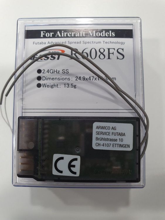 Futaba Empfänger R608FS FASST 8-Kanal (Neu (gemäss Beschreibung)) in ...