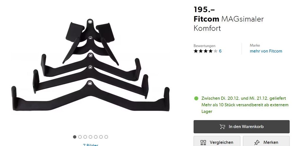 "Mag-Simaler" Kabelzug Griff-Set Triceps, Rücken, Biceps! (Gebraucht ...