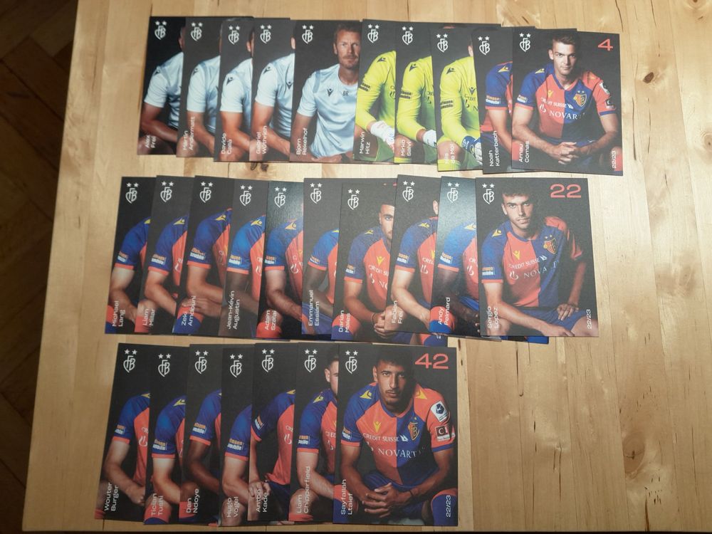 Fc basel autogrammkarten (Gebraucht) in binningen für CHF 10 – mit Lieferung auf Ricardo kaufen