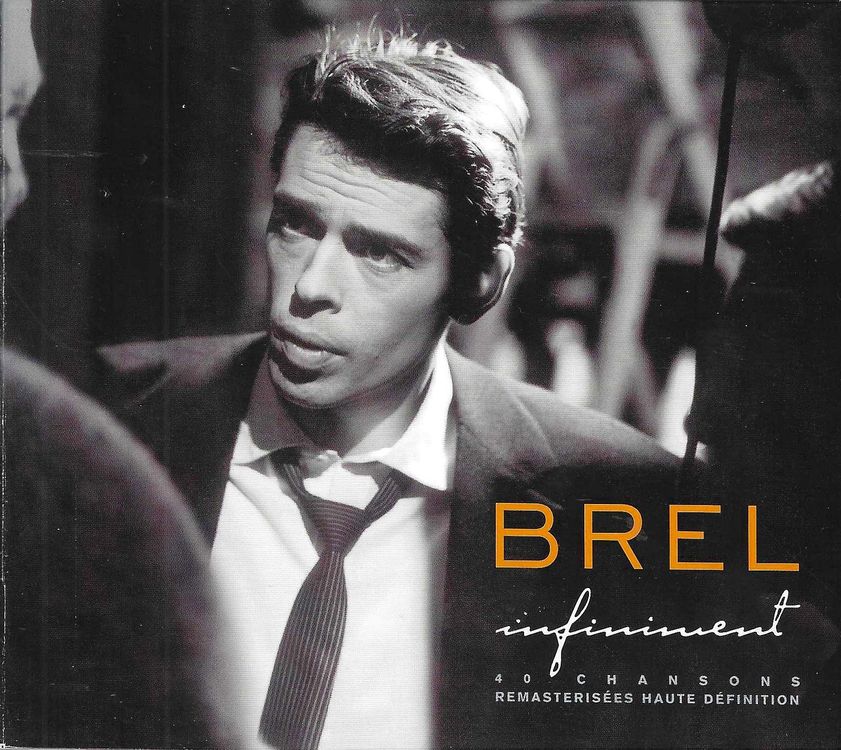 Jacques Brel 2 CD's Digipack - Infiniment 40 chansons remast (Gebraucht ...