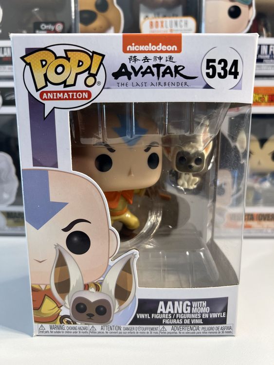 Funko POP! Animation Avatar Aang with Momo (D'occasion) à Le Mouret ...