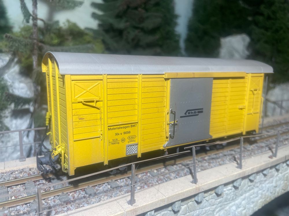 Model Rail, RhB, Xk-v- Güterwagen (Neu und originalverpackt) in ...