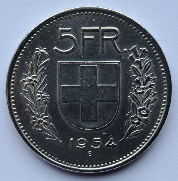 5 Franken Silber 1954 | Kaufen auf Ricardo