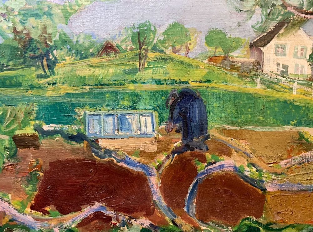 Hans Stocker (1896-1983) grosses Gemälde | Kaufen auf Ricardo