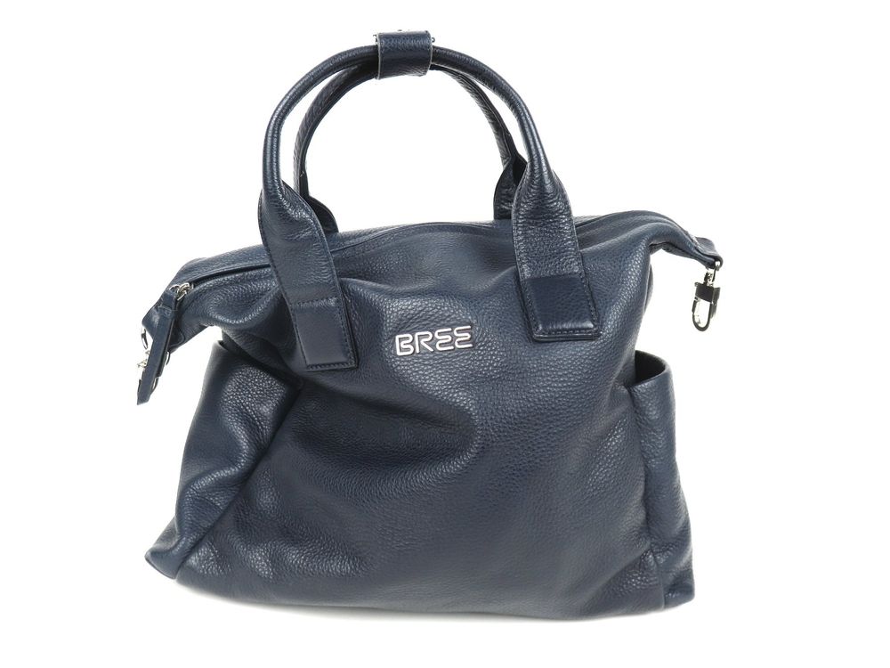 BREE Lederhandtasche in dunkelblau | Kaufen auf Ricardo
