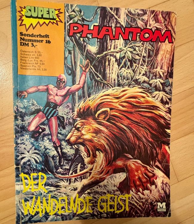 Phantom, Super Comic Heft im Moewig Verlag, farbig (Gebraucht) in Kehrsatz für CHF 3.95 – mit ...