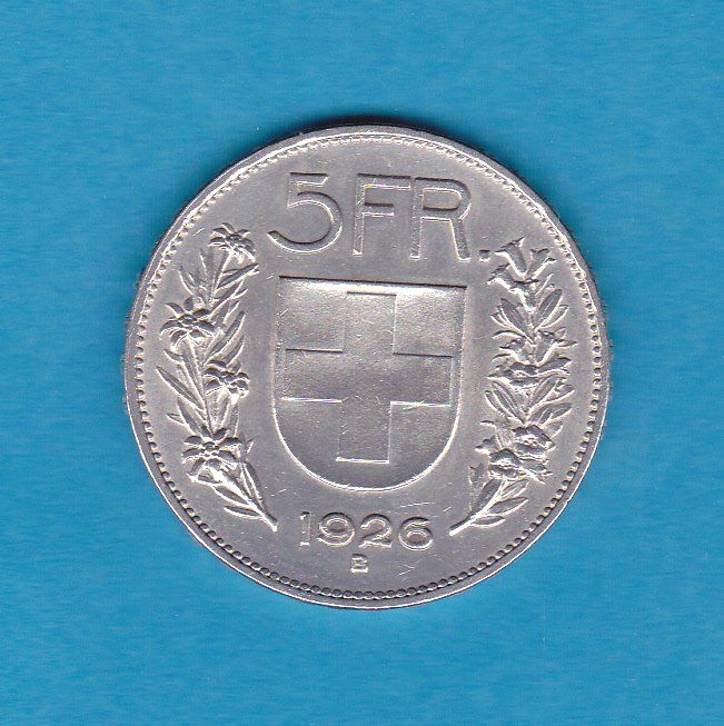 5 FRANCHI 1926 / - UNZ (Gebraucht) in Bellinzona für CHF 109 – mit ...
