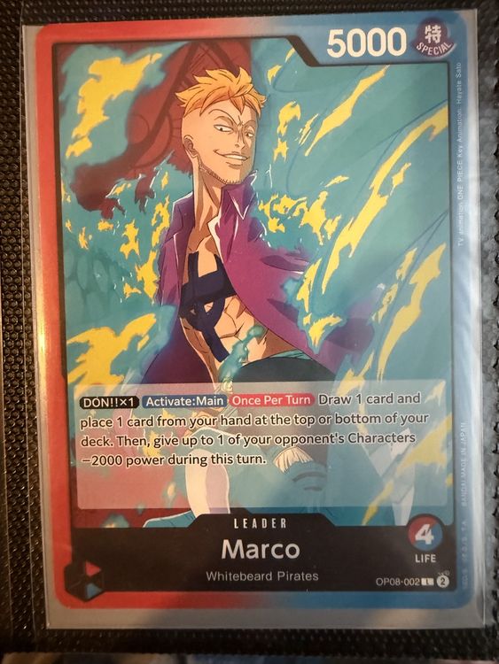 Marco (Leader) - OP08-002 - Top Zustand!! (Neu (gemäss Beschreibung ...