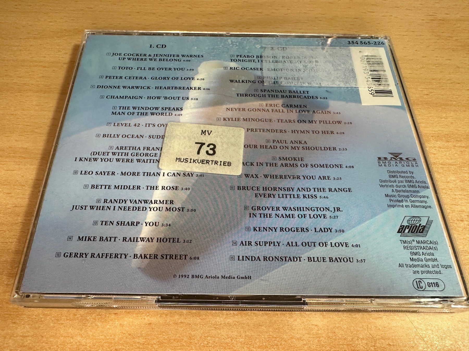 Z4 Various – Ich Hab' Dich Gern (Love Letters To Your Heart) (Gebraucht ...