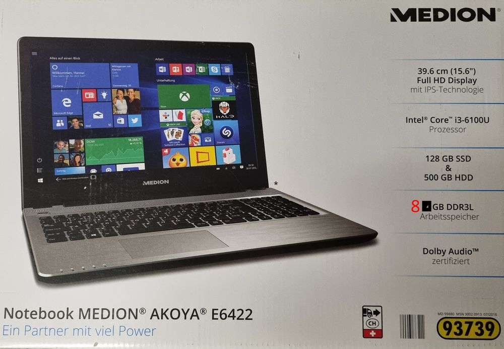 Medion Labtop (Gebraucht) in Volketswil für CHF 50 – nur Abholung auf ...