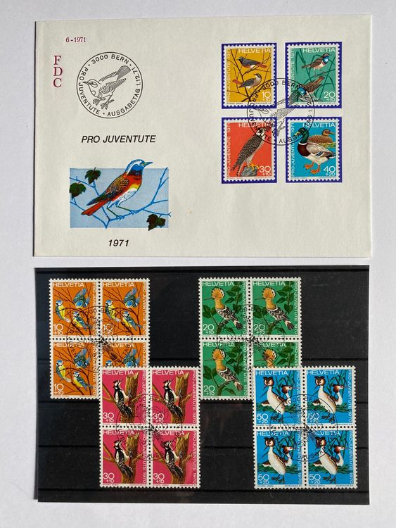 FDC Pro Juventute mit Markensatz 1971 ET (Neu (gemäss Beschreibung)) in Kirchenthurnen für CHF 7 ...