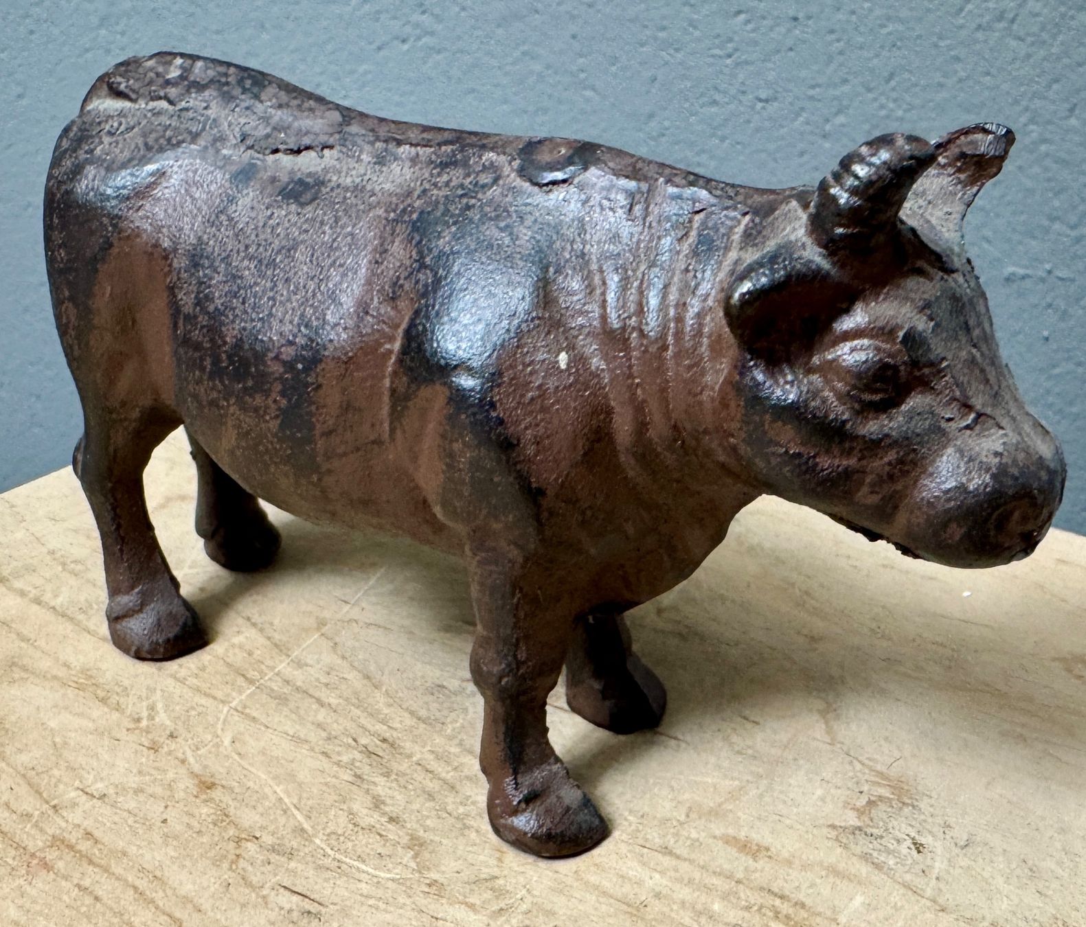 Tolle alte / ältere Kuh aus Gusseisen Figur 15 cm lang (Gebraucht) in ...