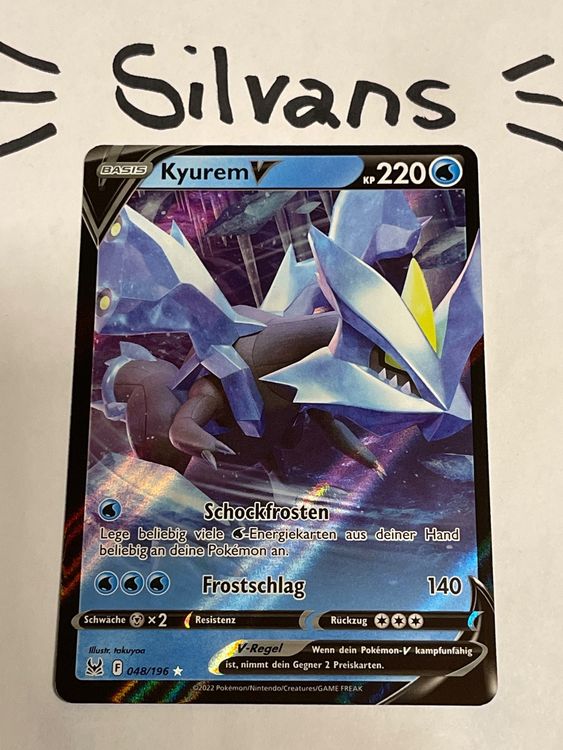 Kyurem V 048/196 Verlorener Ursprung Lost Origin Deutsch (Neu (gemäss ...