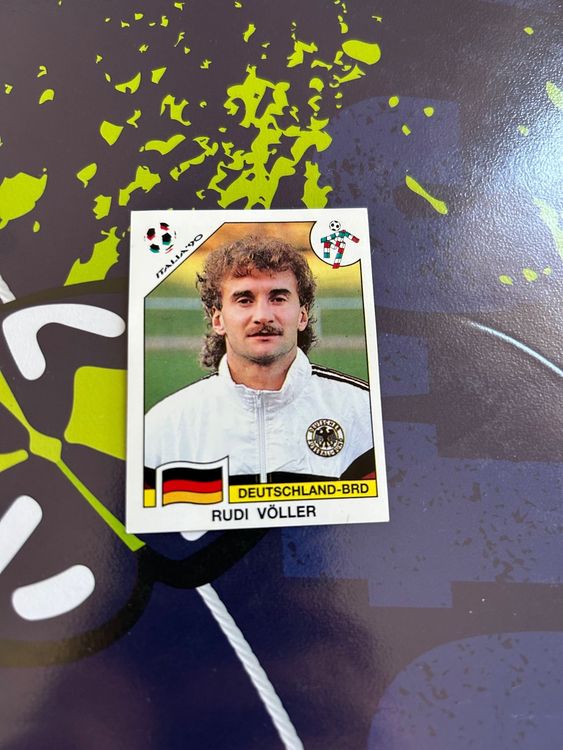 Sticker Rudi Völler WM 1990 Italien (Gebraucht) in Gansingen für CHF 10 ...