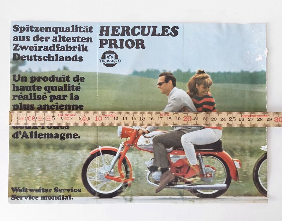 Prospekt Mofa Sachs Hercules Prior 221 CHL | Kaufen auf Ricardo