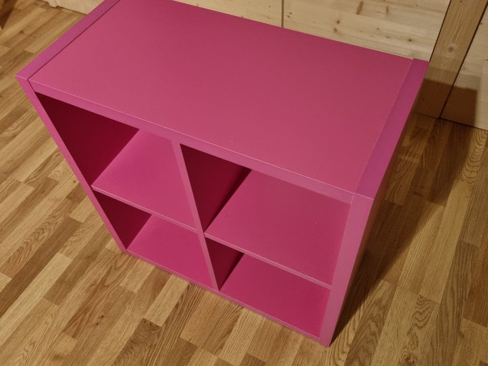 Reagl IKEA Kallax 77 x 77 x 39cm, pink (Gebraucht) in Arisdorf für CHF ...
