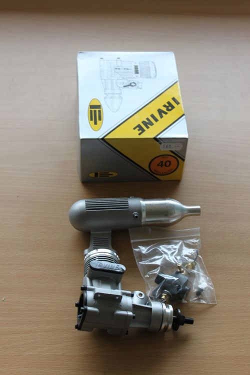 Modellmotor Irvine 40 R/C mit Schalldämpfer | Acheter sur Ricardo
