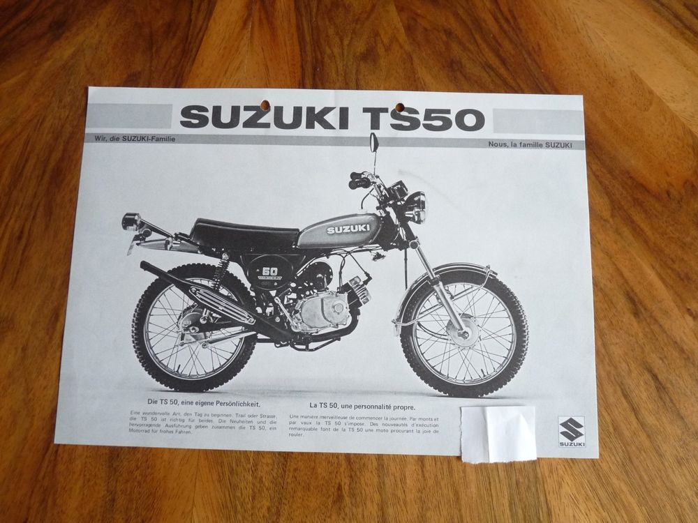 Suzuki TS50 Töff Oldtimer Motorrad (Neu (gemäss Beschreibung)) in ...
