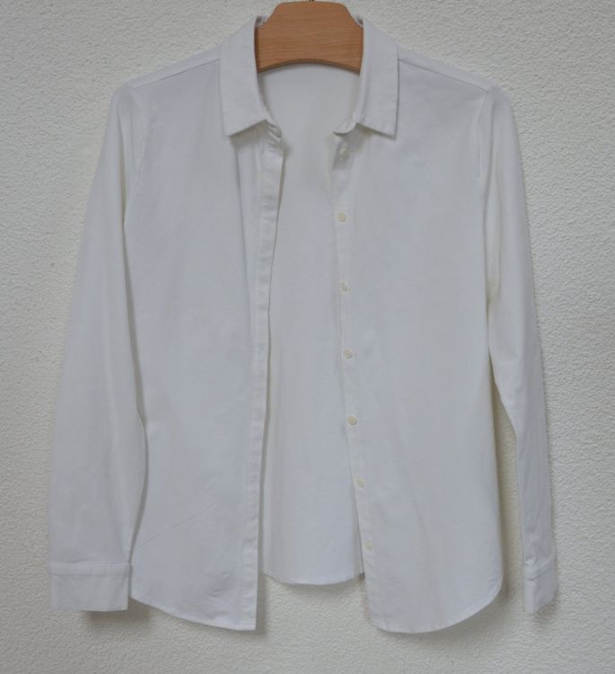 Elegante Langarm Hemd-Bluse von Yaya mit viel Stretch (Gebraucht) in ...